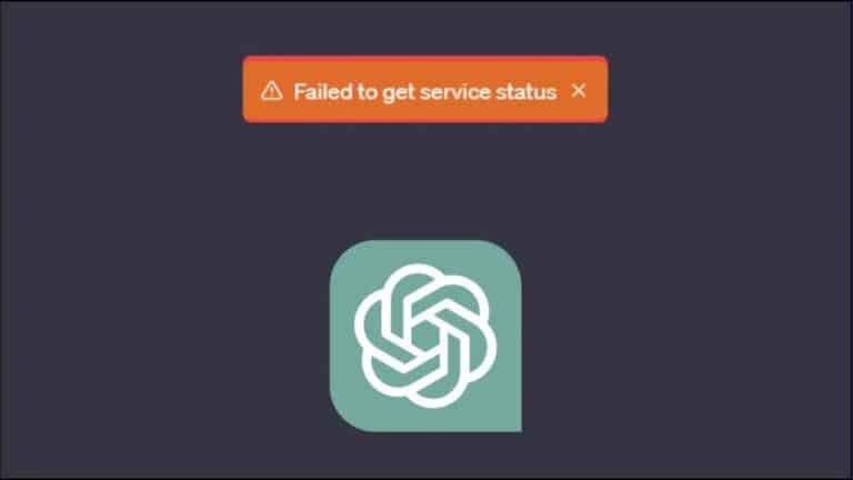 ChatGPT failed to get service status – is there a fix?