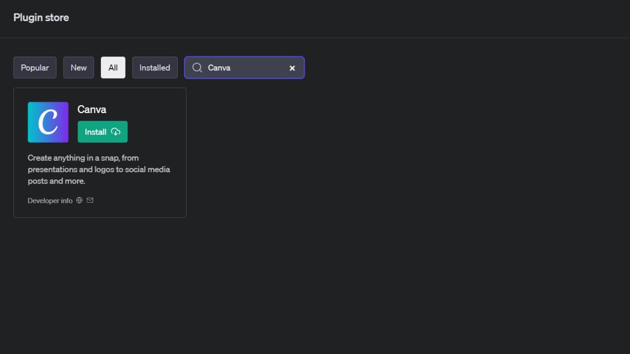 How to use Canva ChatGPT Plugin?