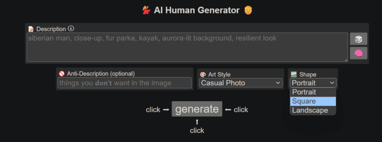 AI Human Generator – Create Unique Human Using AI