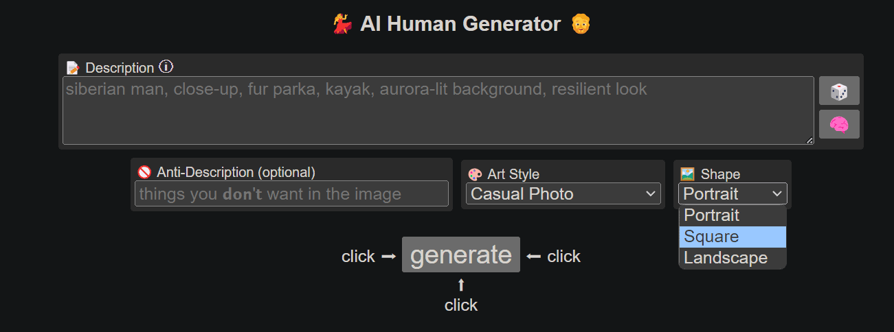 AI Human Generator – Create Unique Human Using AI